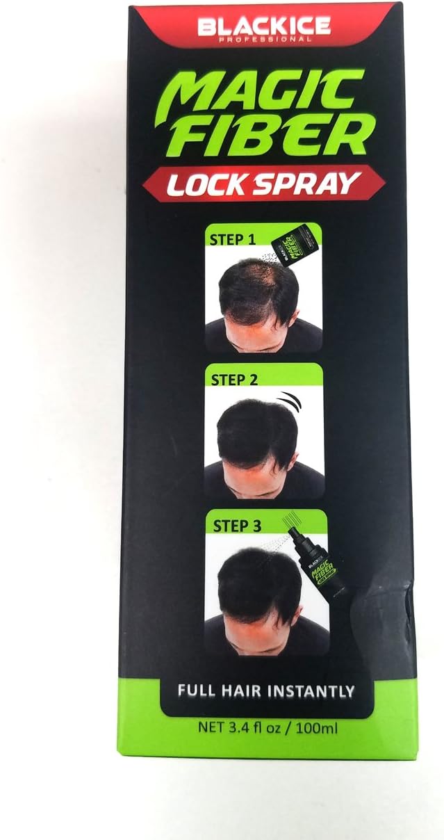 Amazon.com : Magic Fiber Hair Building Lock Spray - Full Hair Instantly ...