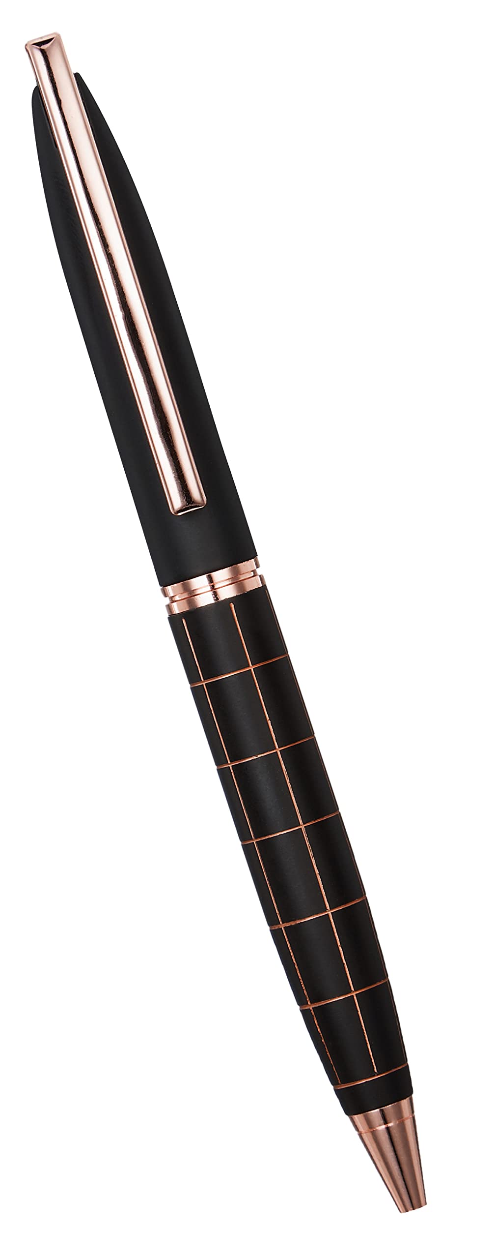 amazon basics Elegant Ballpoint Pen with Classy Stainless Steel Body ...