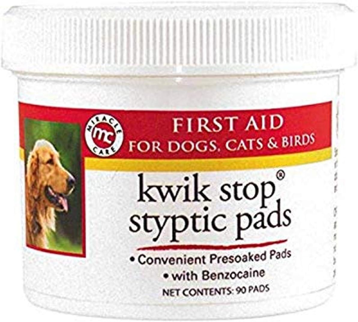Amazon.com : Miracle Care Kwik Stop Styptic Pads For Dogs, Cats, and ...