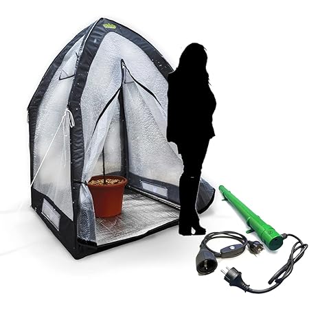 Bio Green Pflanzen-Überwinterungs-Set mit Überwinterungszelt ICEDOME ...