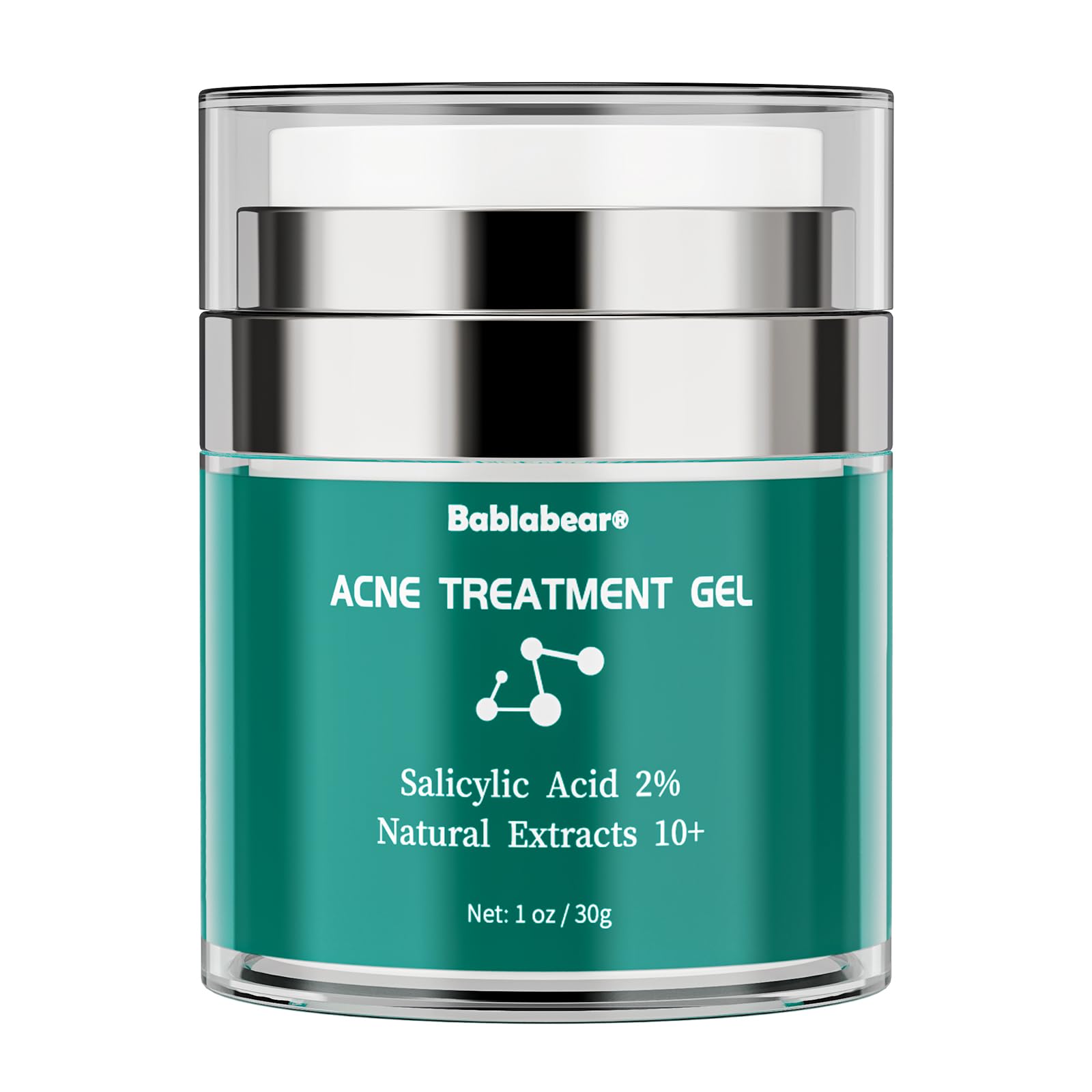 Amazon.com: Bablabear 2% Salicylic Acid Acne Treatment Cream for Face ...