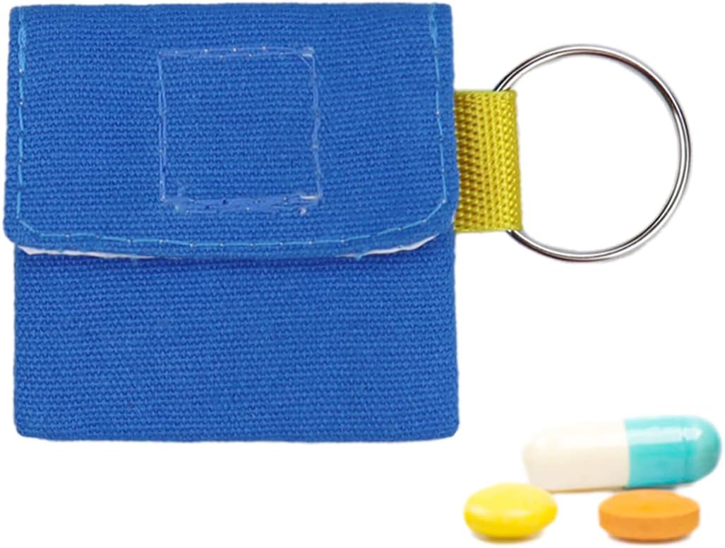 Amazon.com: 3 Pack Keychain Pill Holder Mini Waterproof Pill Container ...
