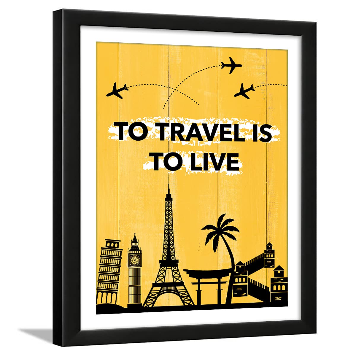 Chaka Chaundh - Travel Photo Frames - Travel Quotes Frames for Walls ...