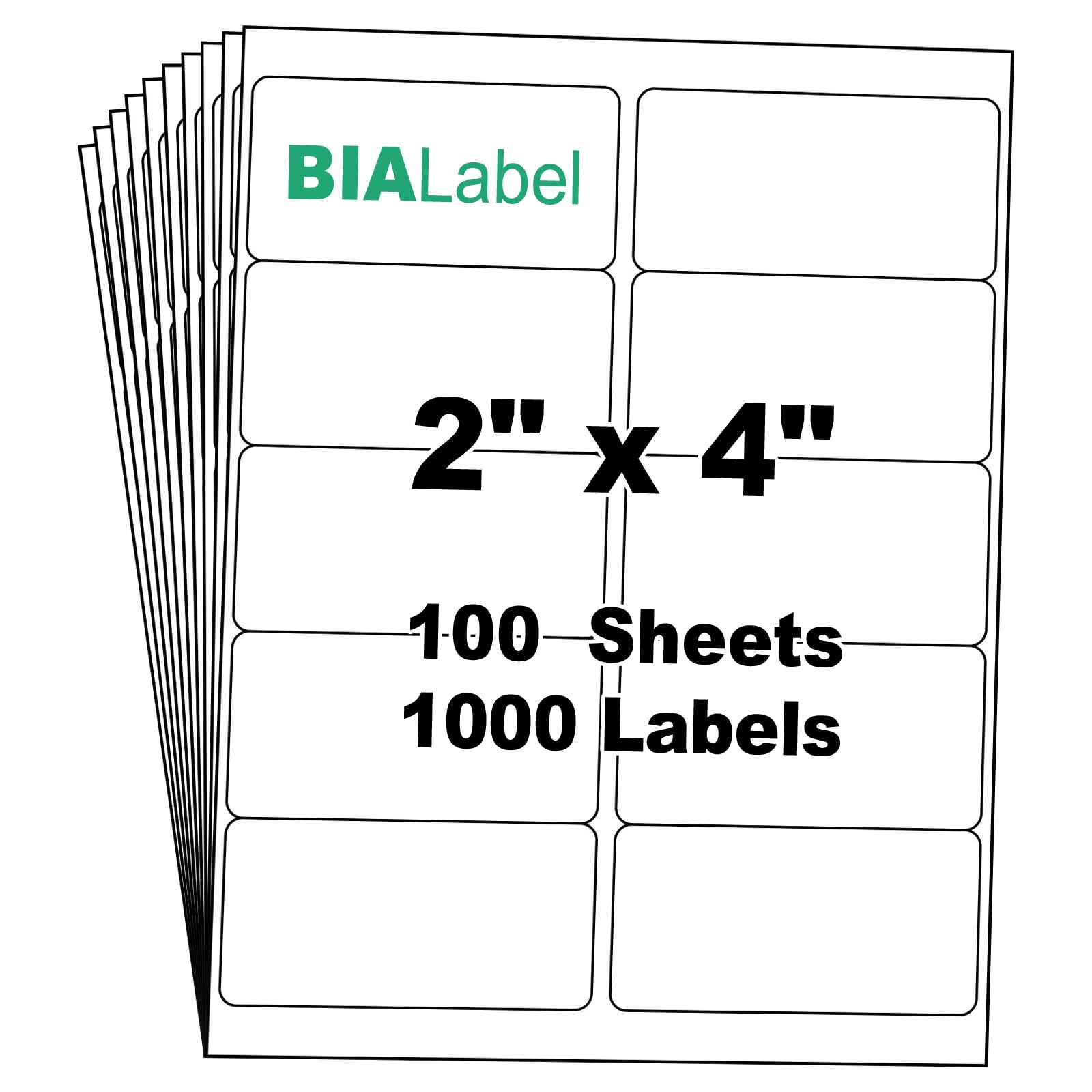 Amazon.com : BIAlabel Return Address Labels Stickers - 2" x 4" Mailing ...
