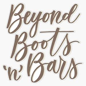 Amazon.com: Beyond Boots 'n' Bars Clubfoot Awareness Sticker Vinyl ...