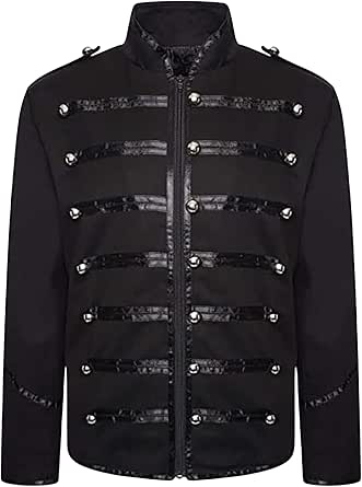 Men’s Marching Band Drummer Military Jacket Parade Jacket for Music ...