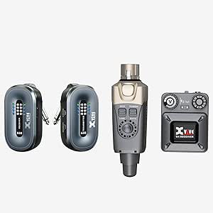 Amazon.com: Xvive A58 Wireless Guitar System 5.8GHz U4 Wireless in-Ear Monitor System ...