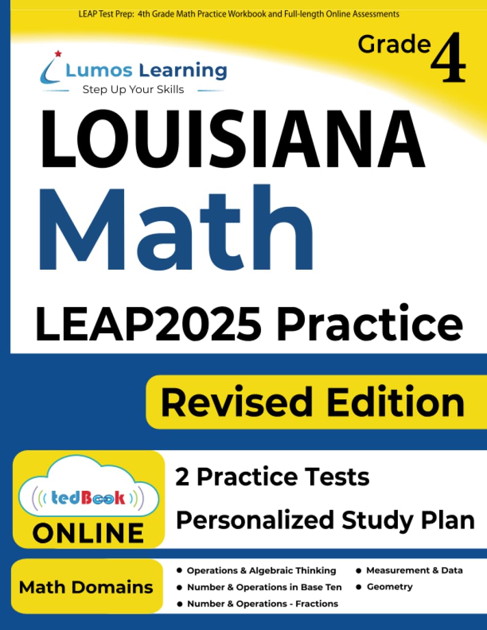 LEAP Test Prep: 4th Grade Math Practice Workbook and Full-length Online ...