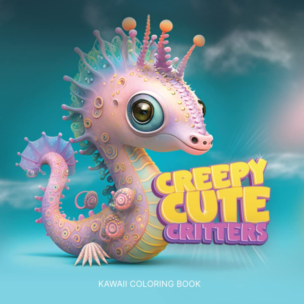 Amazon.com: Creepy Cute Critters Kawaii Coloring Book: A Collection of ...