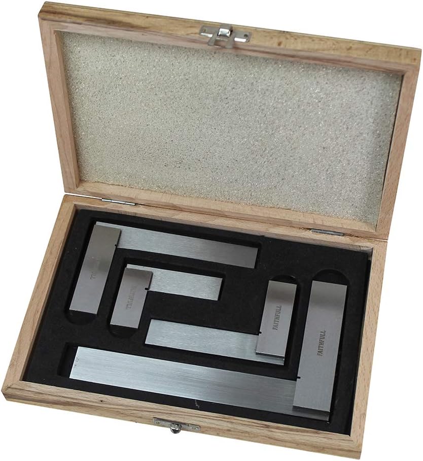 Faithfull FAIESSET4 4 Piece Engineers Square Try Square Set 50 ...