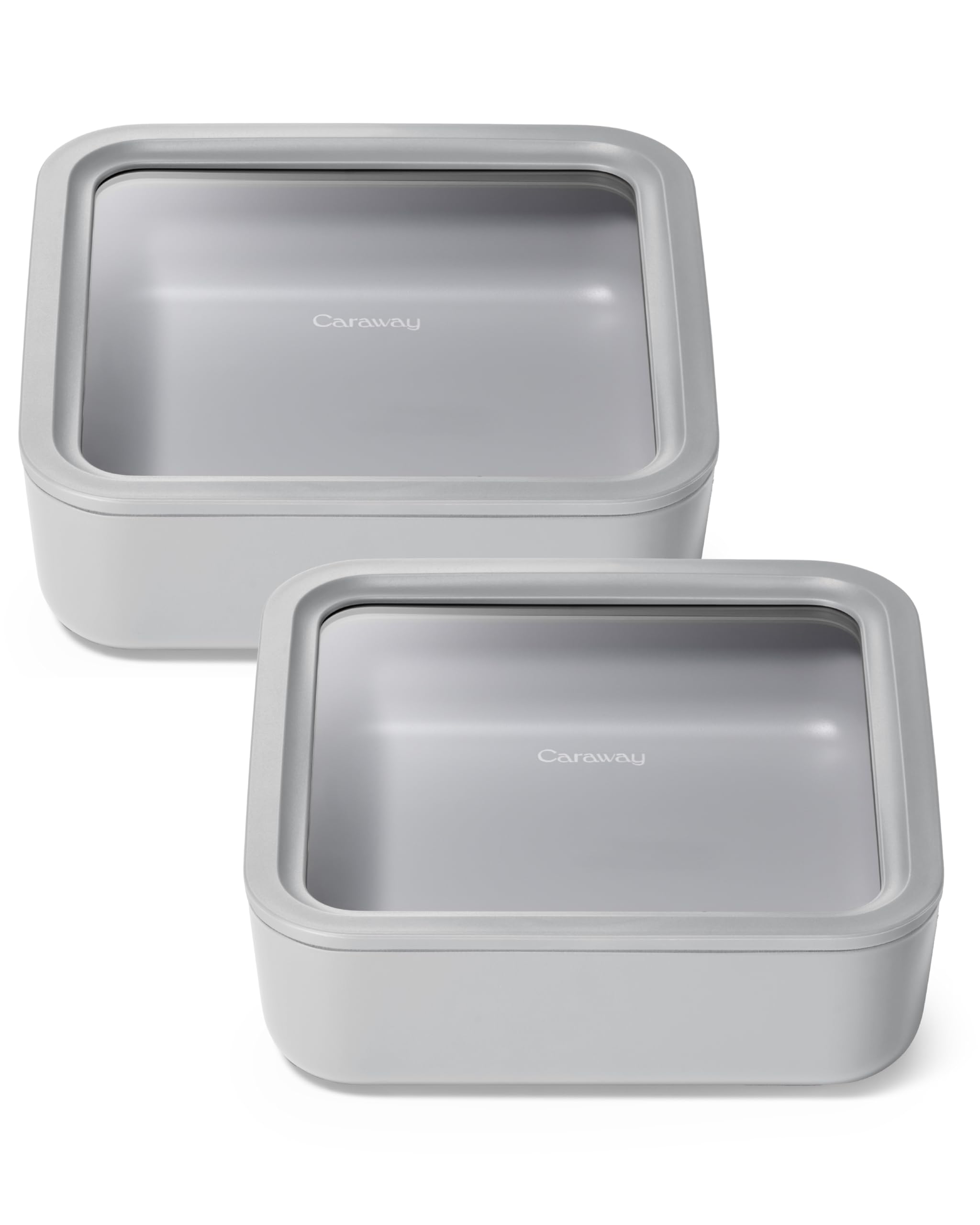 Amazon.com: Caraway Glass Food Storage - 10 Cup Glass Container Duo ...