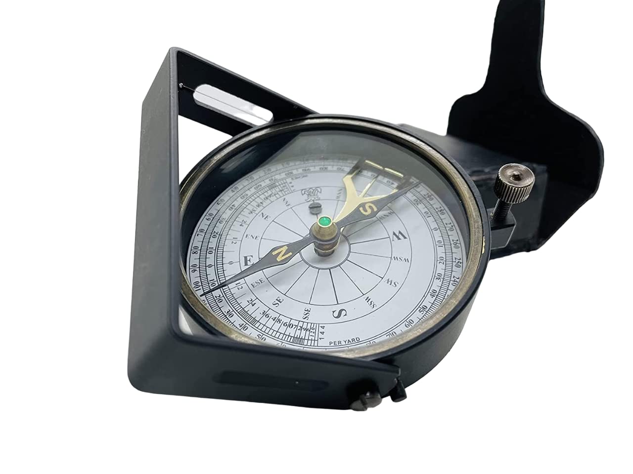 Brass Clinometer Handle Compass Fully Working for Hiking, Outdoor ...