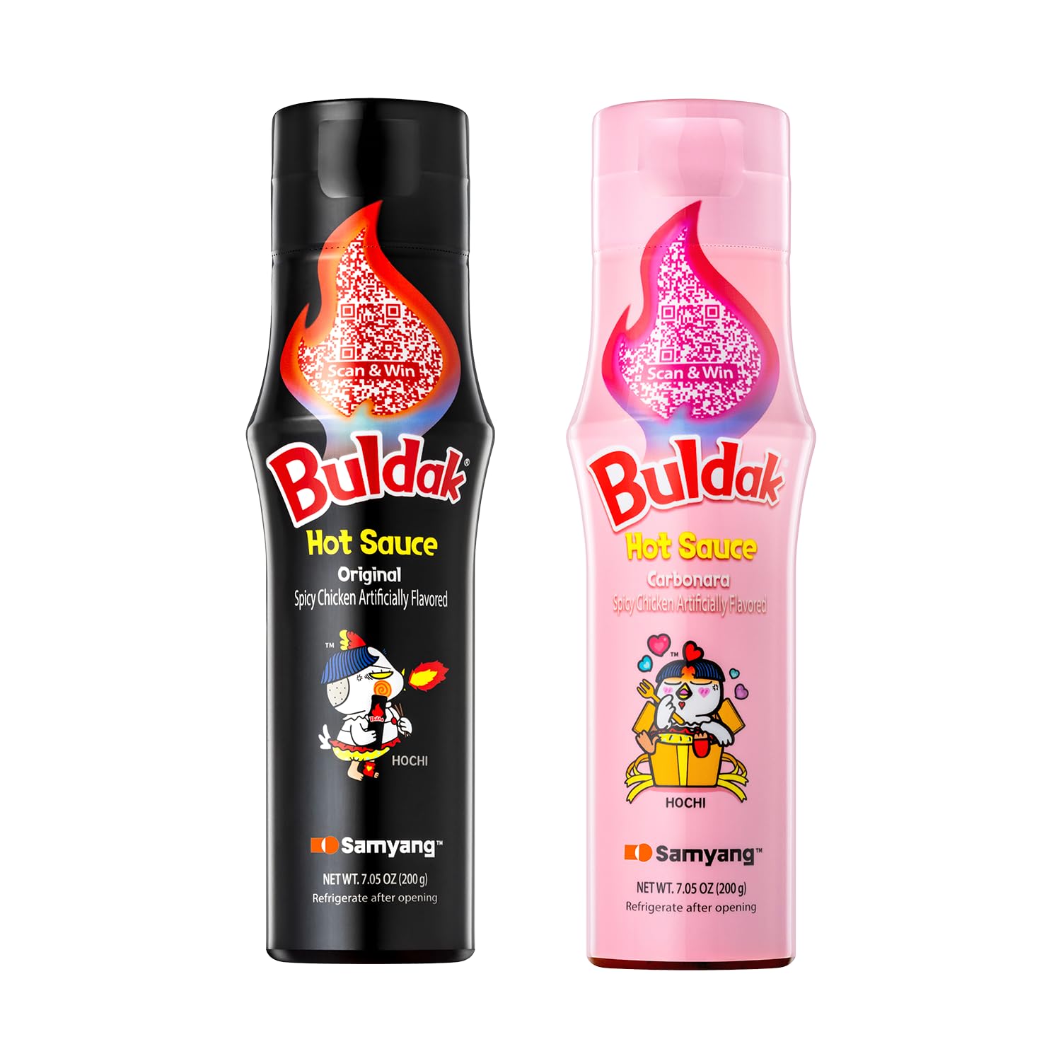 Samyang Buldak Hot Sauce - Original Carbonara Bundle, Korean Spicy Hot ...
