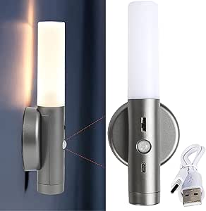 Amazon.com: DEVINK Indoor LED Battery Operated Dimmable Night Light ...