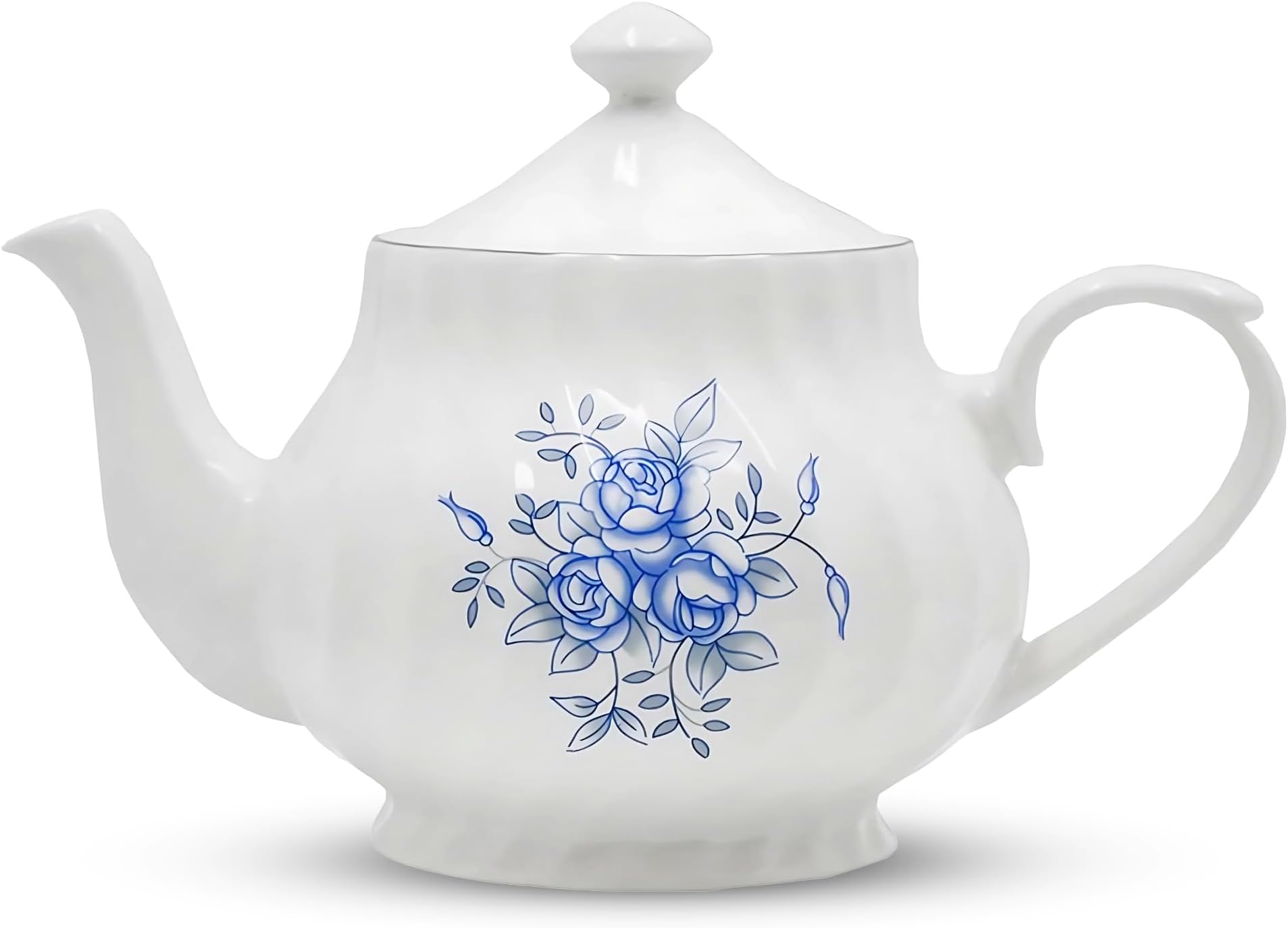 Amazon.com | 222 Fifth Yellow Adelaide Teapot/Coffee Pot Bird & Floral ...