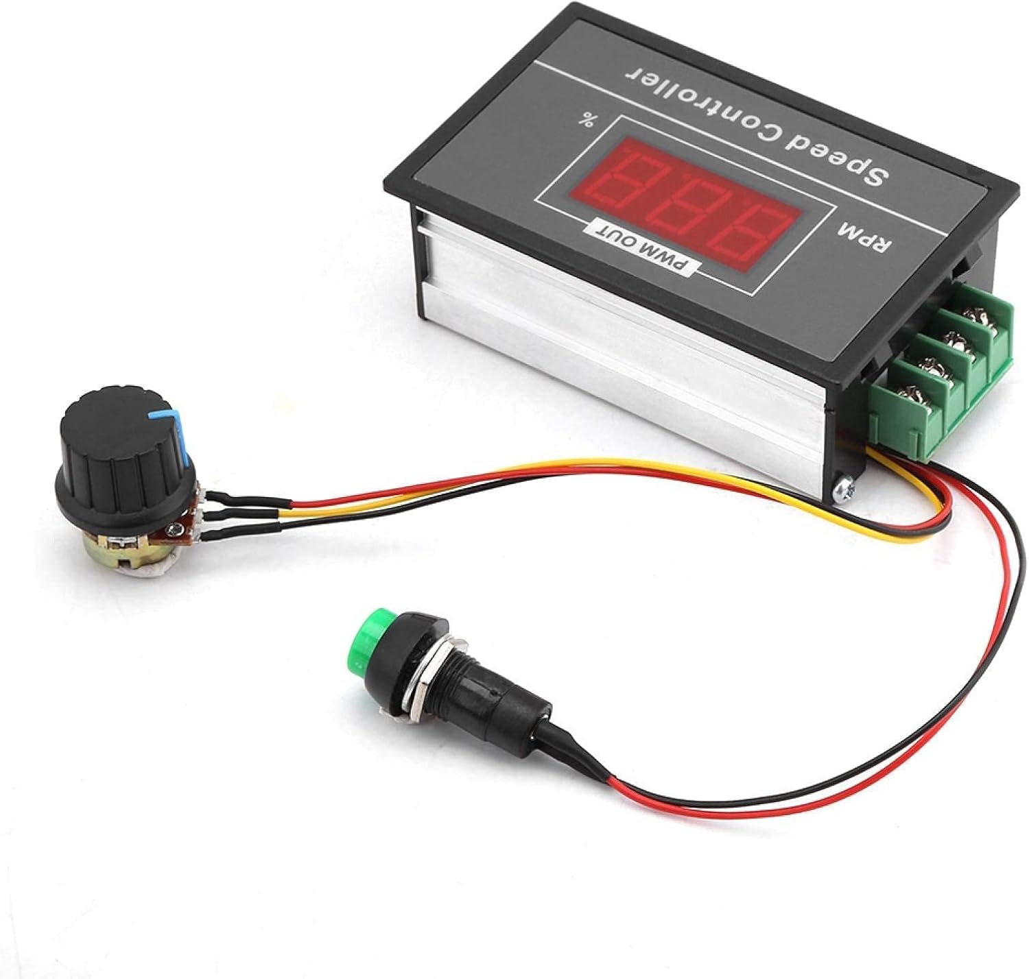 Amazon.com: Pwm Controller, 12v Dc Motor Speed Controller Percentage ...