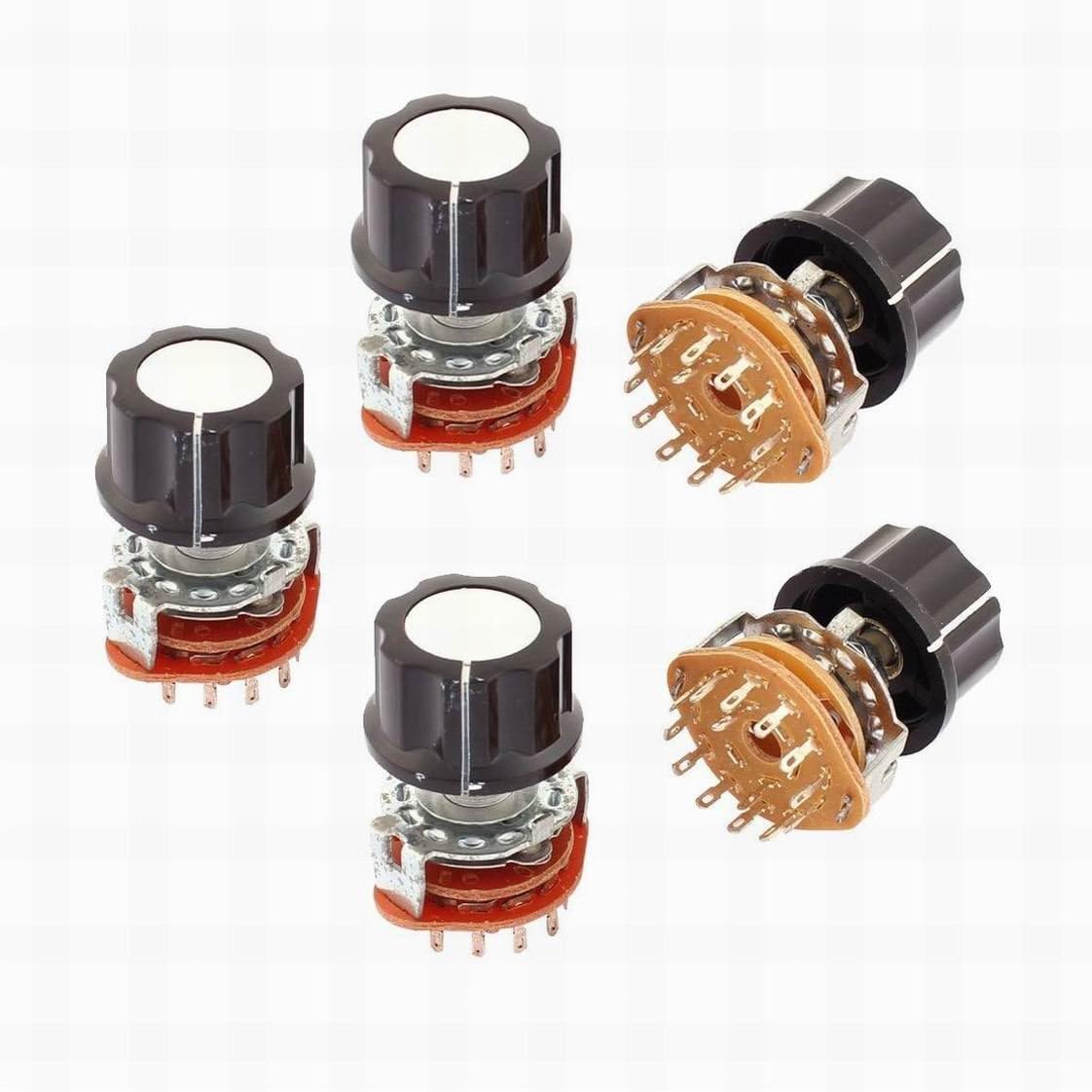 Amazon.com: Houseuse 5pcs 2 Pole 6 Position Channel Selector Rotary ...