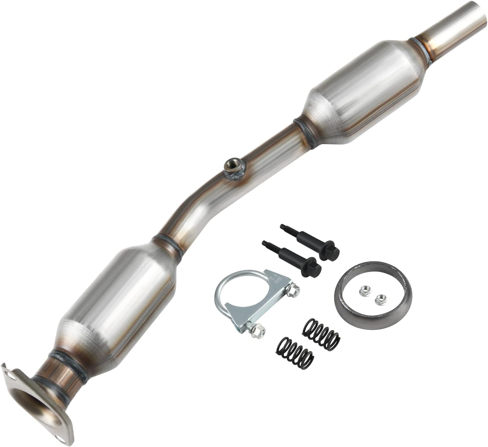 Amazon.com: ZonCar 16337 Catalytic Converter Stainless Steel Shell Fits ...