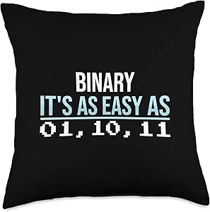 Amazon.com: Binary code programming jokes Mathematicians Mathematics Binary It's as Easy as ...