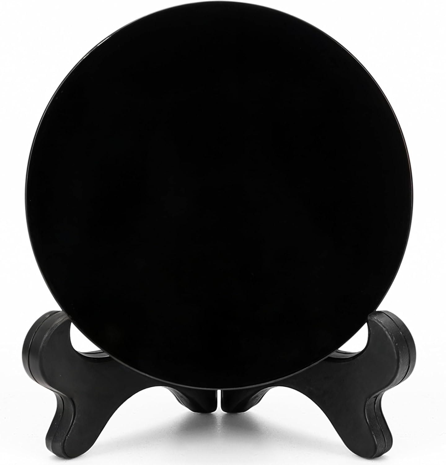 Amazon.com: Marsrut Scrying Mirror - Black Obsidian Circle Disc with ...