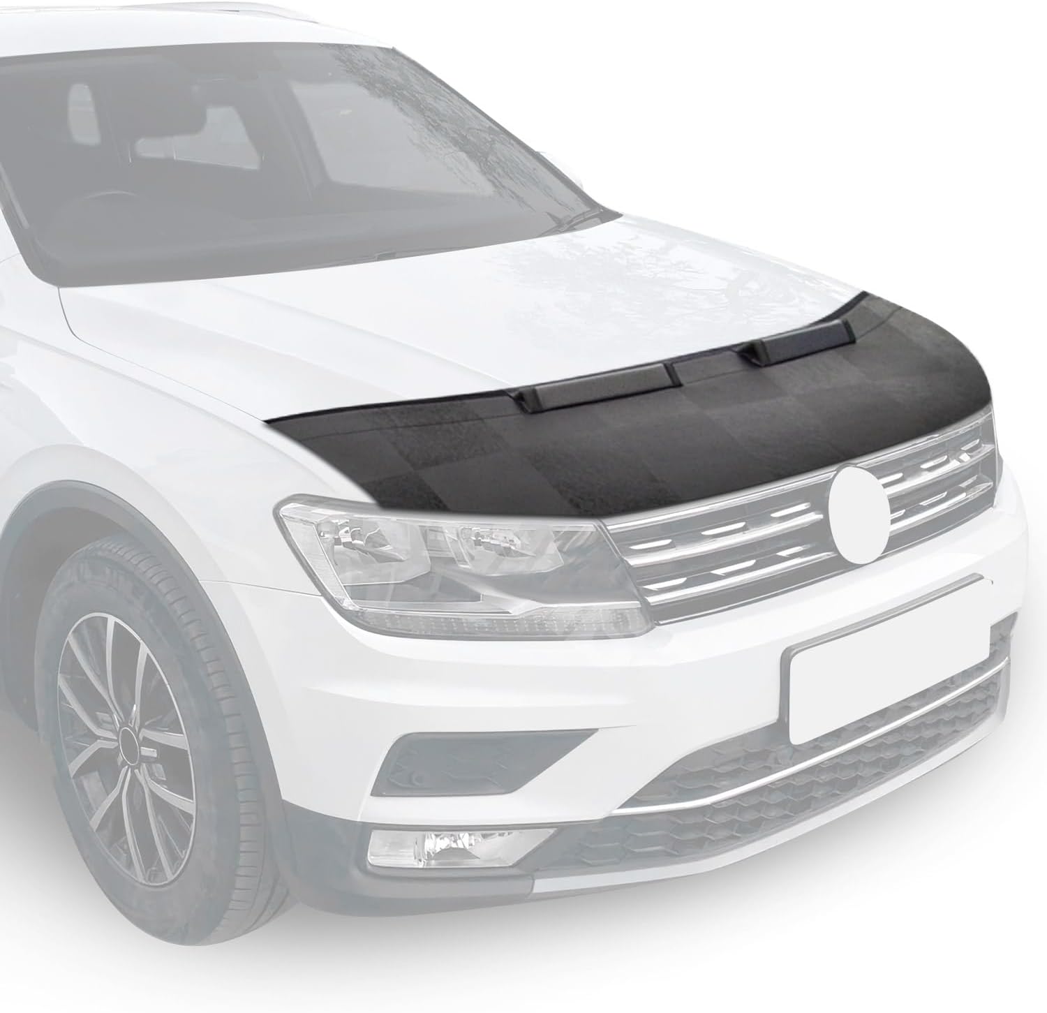 Amazon.com: OMAC Car Bonnet Mask Hood Bra for HY Tucson 2022-2025 Black ...