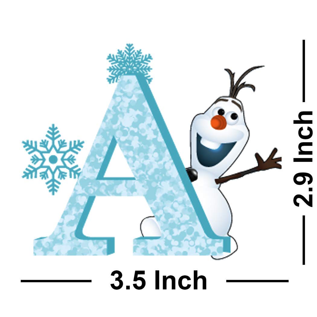 Frozen Alphabet Letters