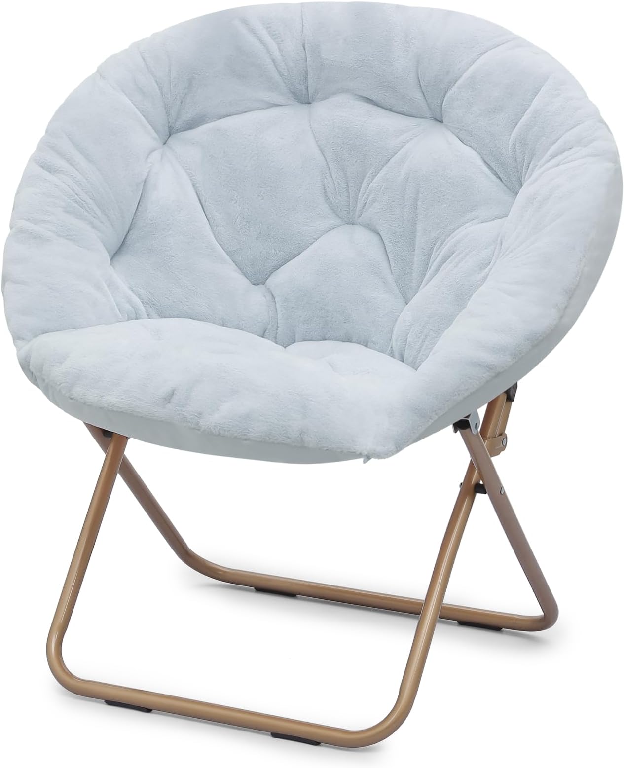 Amazon.com: GREZJXC Round Foldable Moon Saucer Chair with 220lbs Weight ...