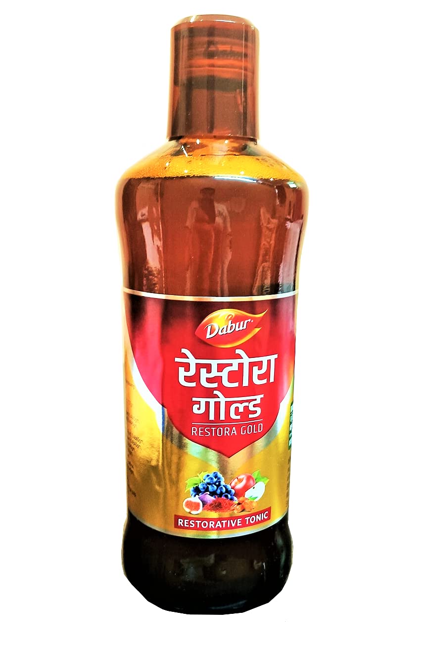 Dabur Restora Gold 450ml - Restorative Tonic with Ashwagandha , Musali ...