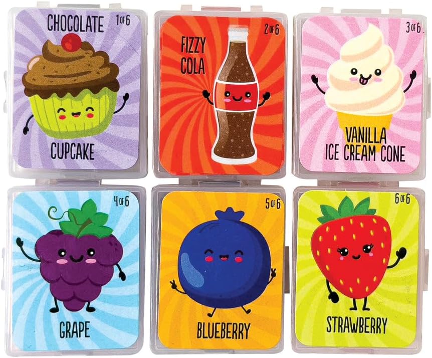 Amazon.com: Raymond Geddes Link Up Scented Kneaded Erasers (Series Two ...