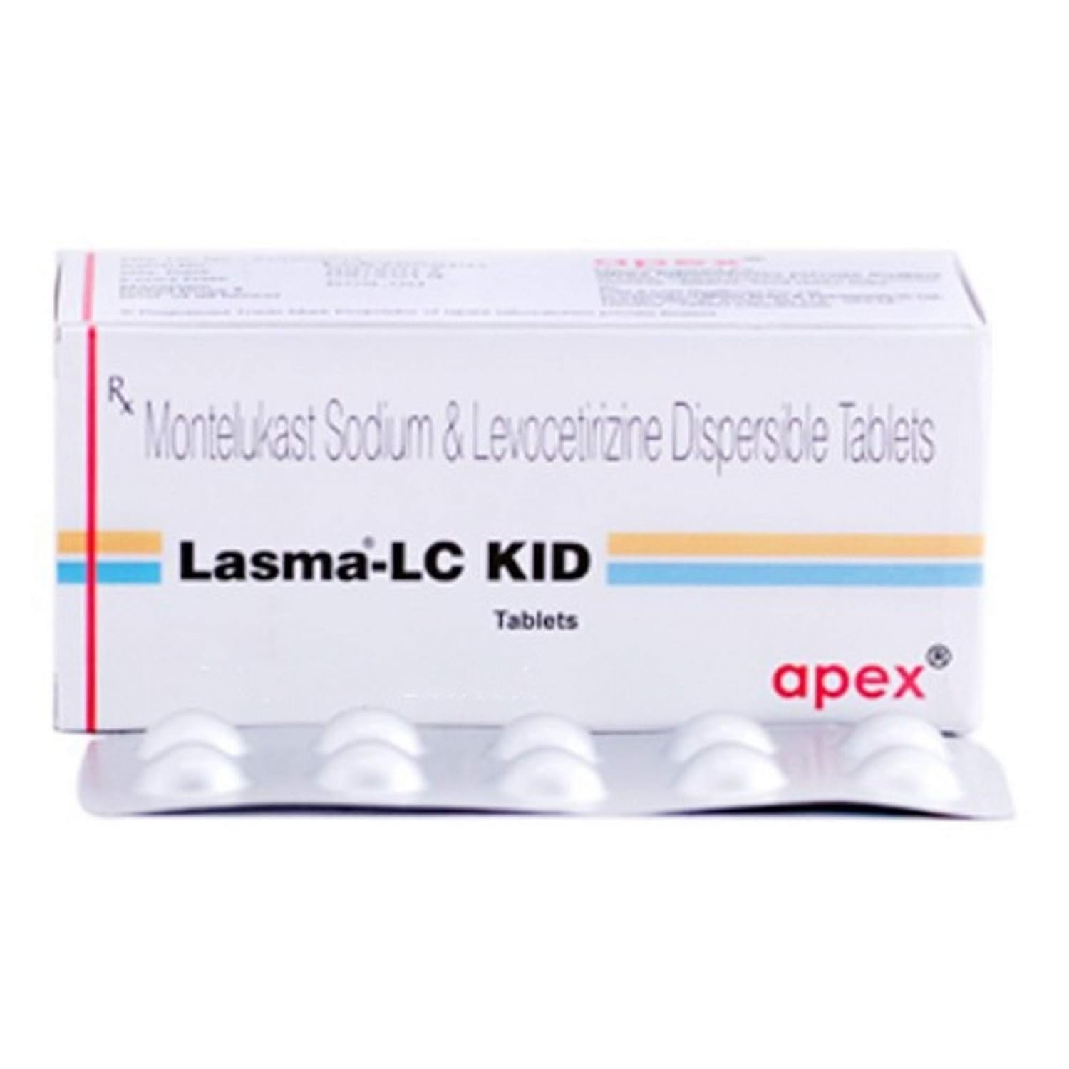 Lasma-LC Kid 2.5mg/4mg - Strip of 10 Tablets : Amazon.in: Health ...