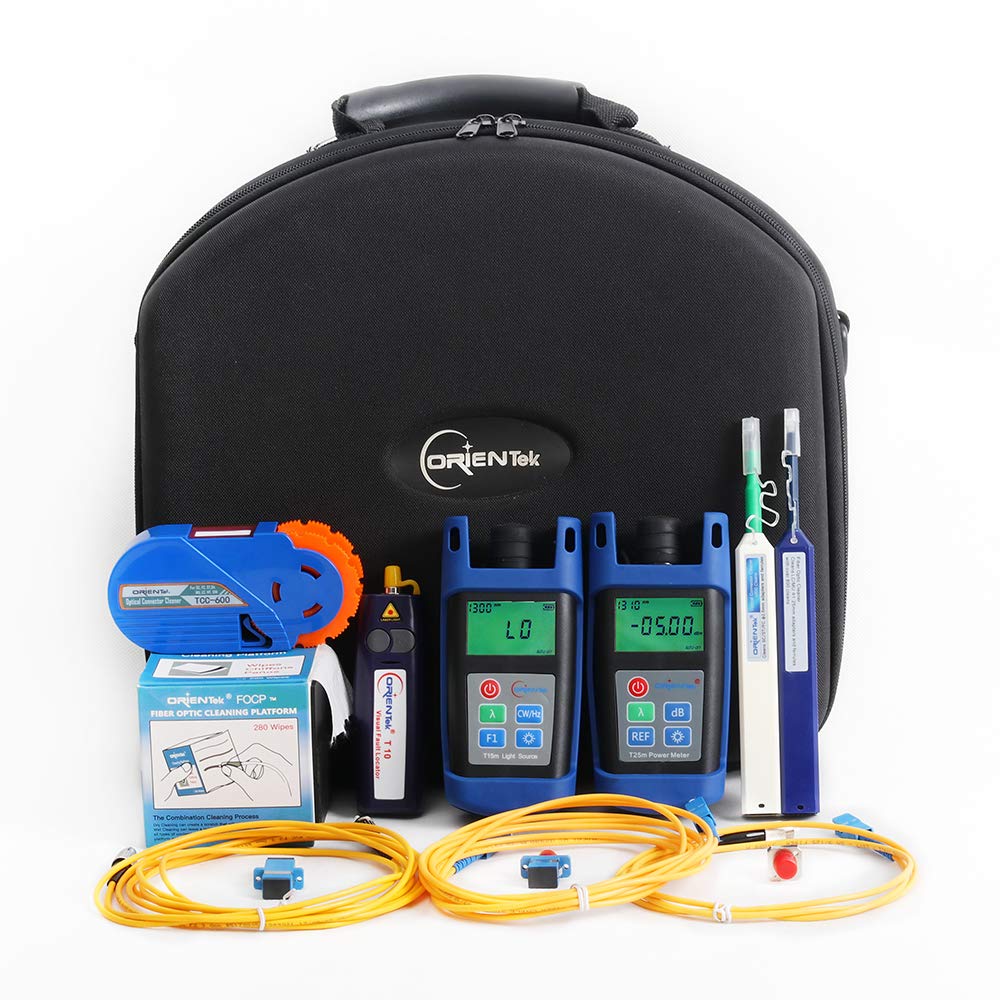 Buy ORIENTEK TLT-12E Fiber Optic Tool Kit Fiber Optic Power Meter ...