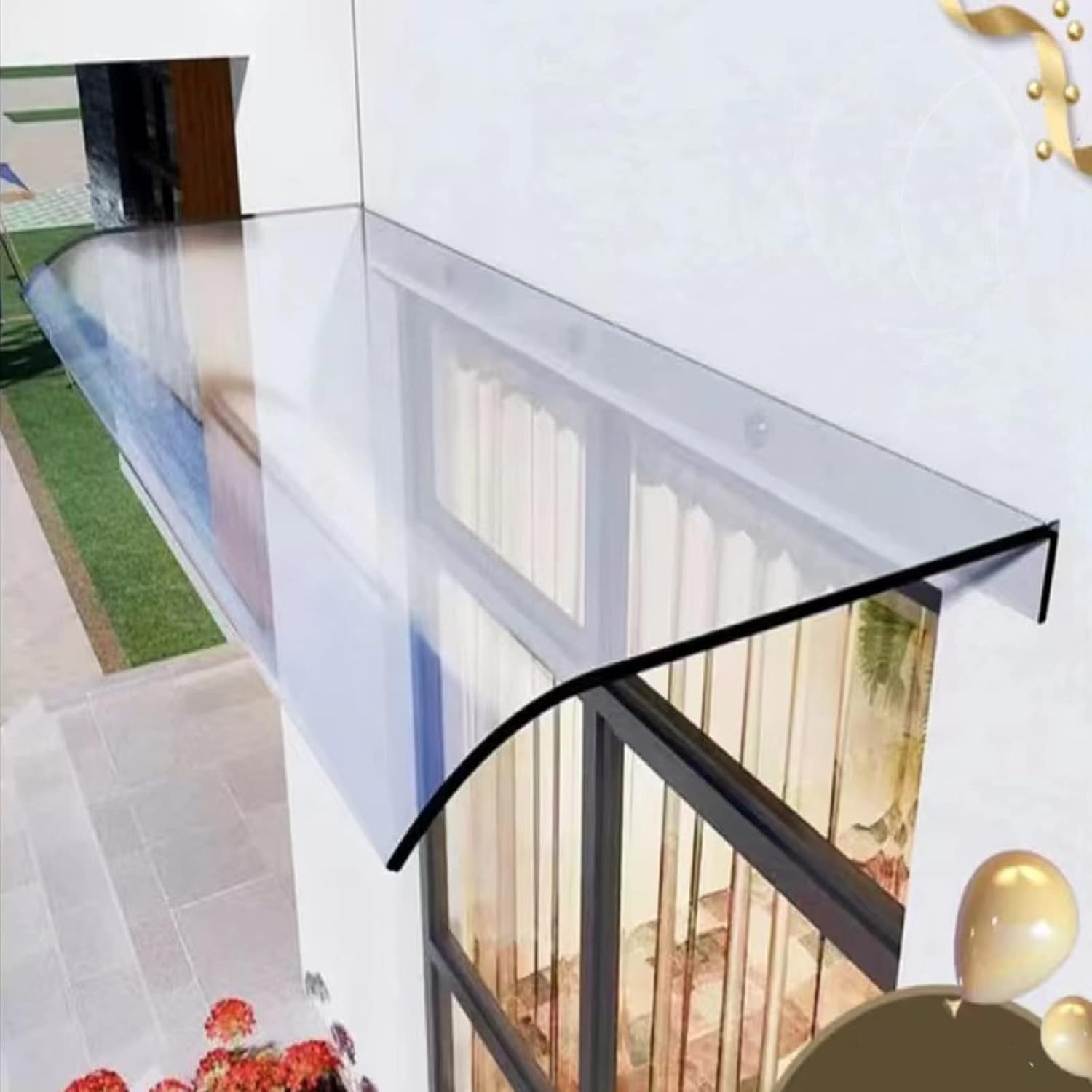 Amazon.com : Porch Canopy Outdoor Awning Patio awnings Outdoor Arch ...