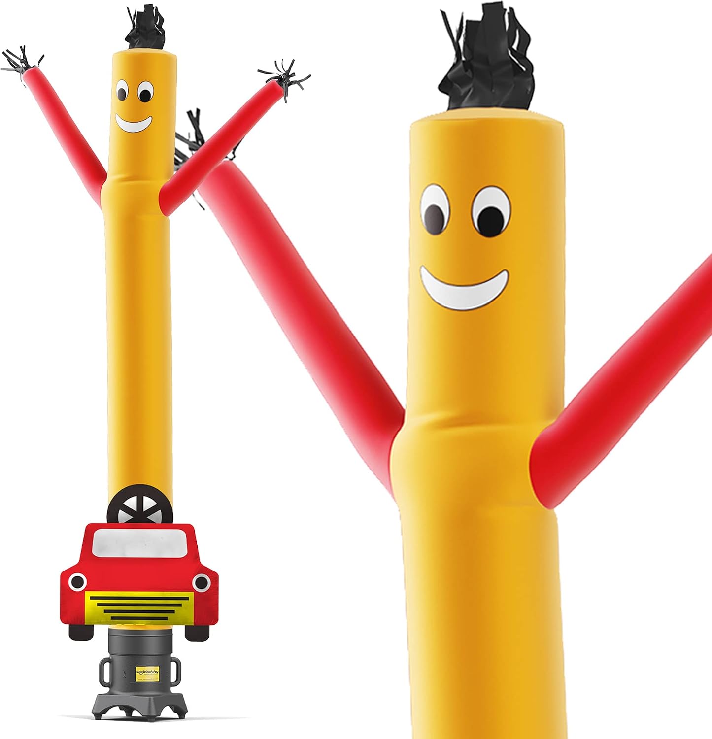 Amazon.com: LookOurWay Air Dancers Inflatable Tube Man Set - 10ft Tall ...