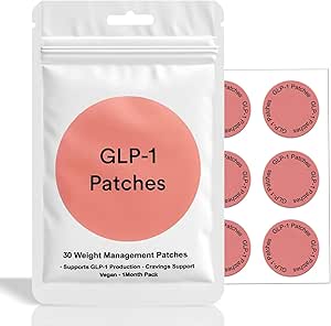Amazon.com: GLP-1 Cosmetic Patch with L Glutamine, Berberine, Chromium ...