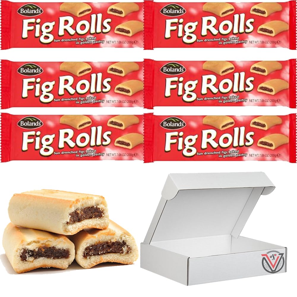 06 x VIMIX Bolands Fig Rolls 200g - Sun Drenched Figs Baked in Golden ...