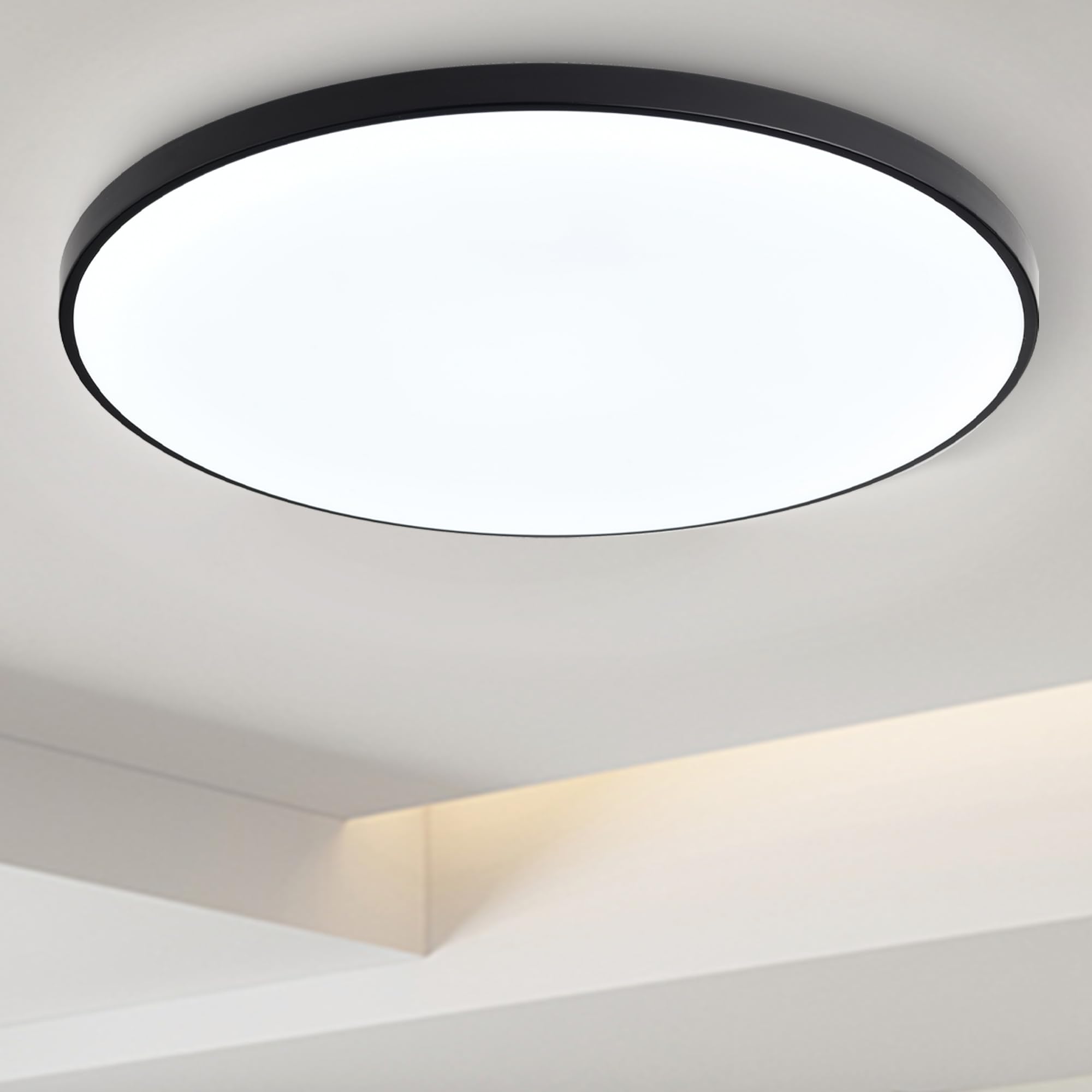 Modern LED Ceiling Light 20W 1300 Lm Round Flush Ceiling Light 27cm ...