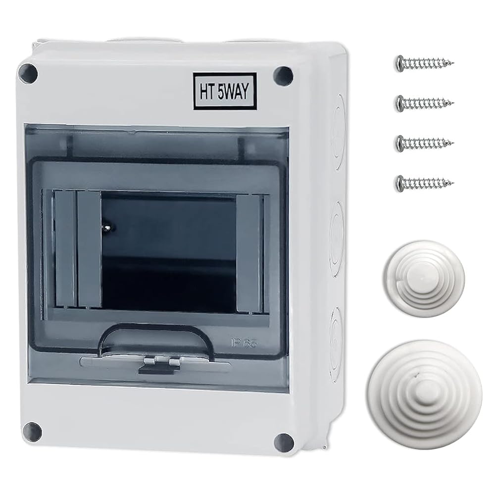 IP65 ABS Transparent Cover Electrical Box, 5 Way Nepal | Ubuy