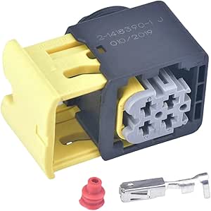 Amazon.com: 4 Pin 2-1418390-1 Transducer Socket Automotive Wiring ...