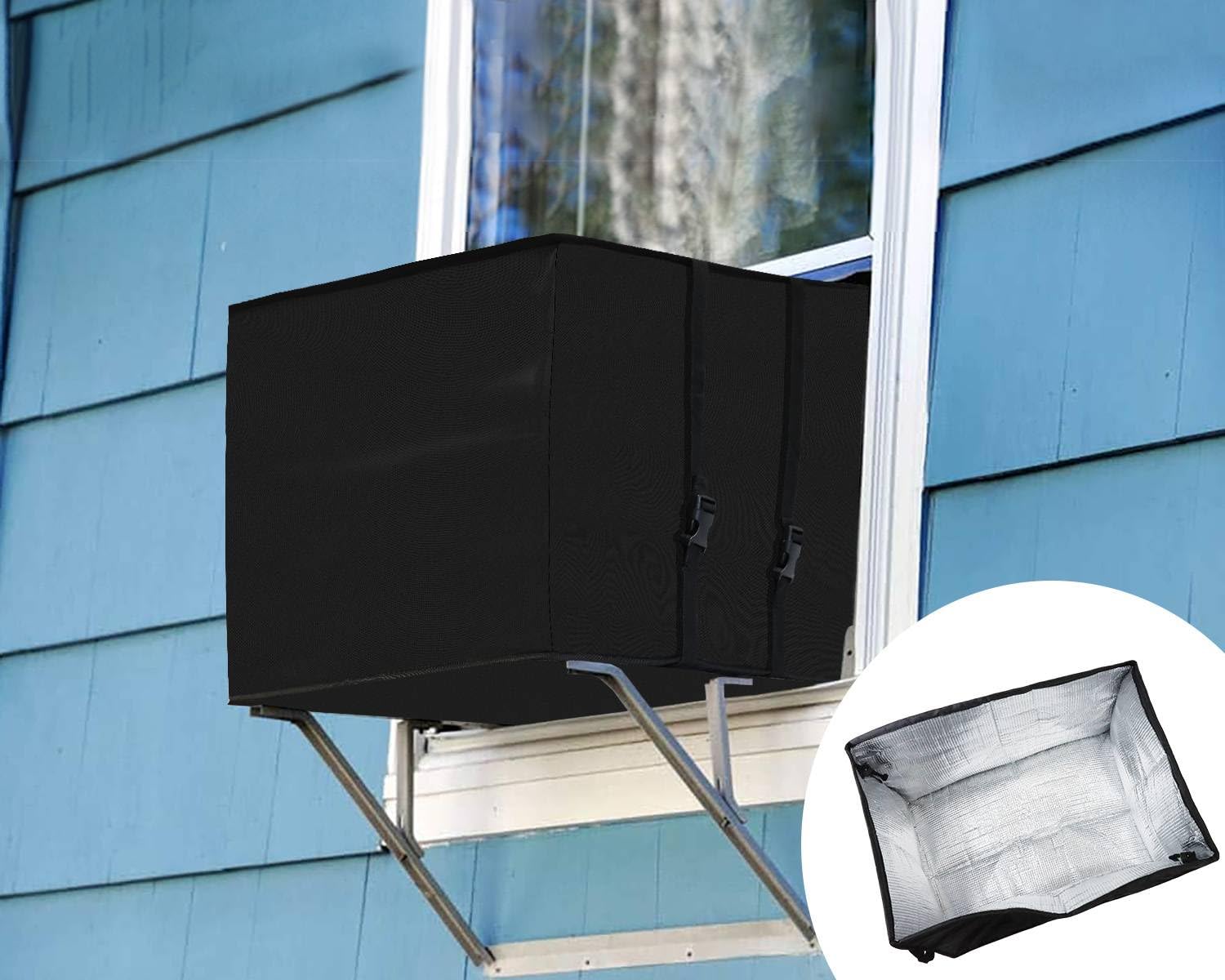 Snapklik.com : Demao Window AC Insulation Cover For Outdoor Unit 27.5 ...