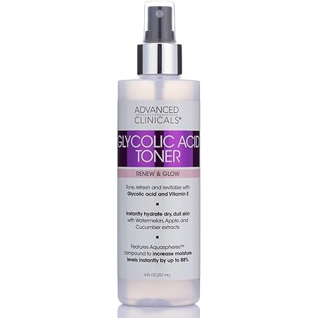 Amazon.com : DERMA E Radiance Toner – Facial Toner with Glycolic Acid ...