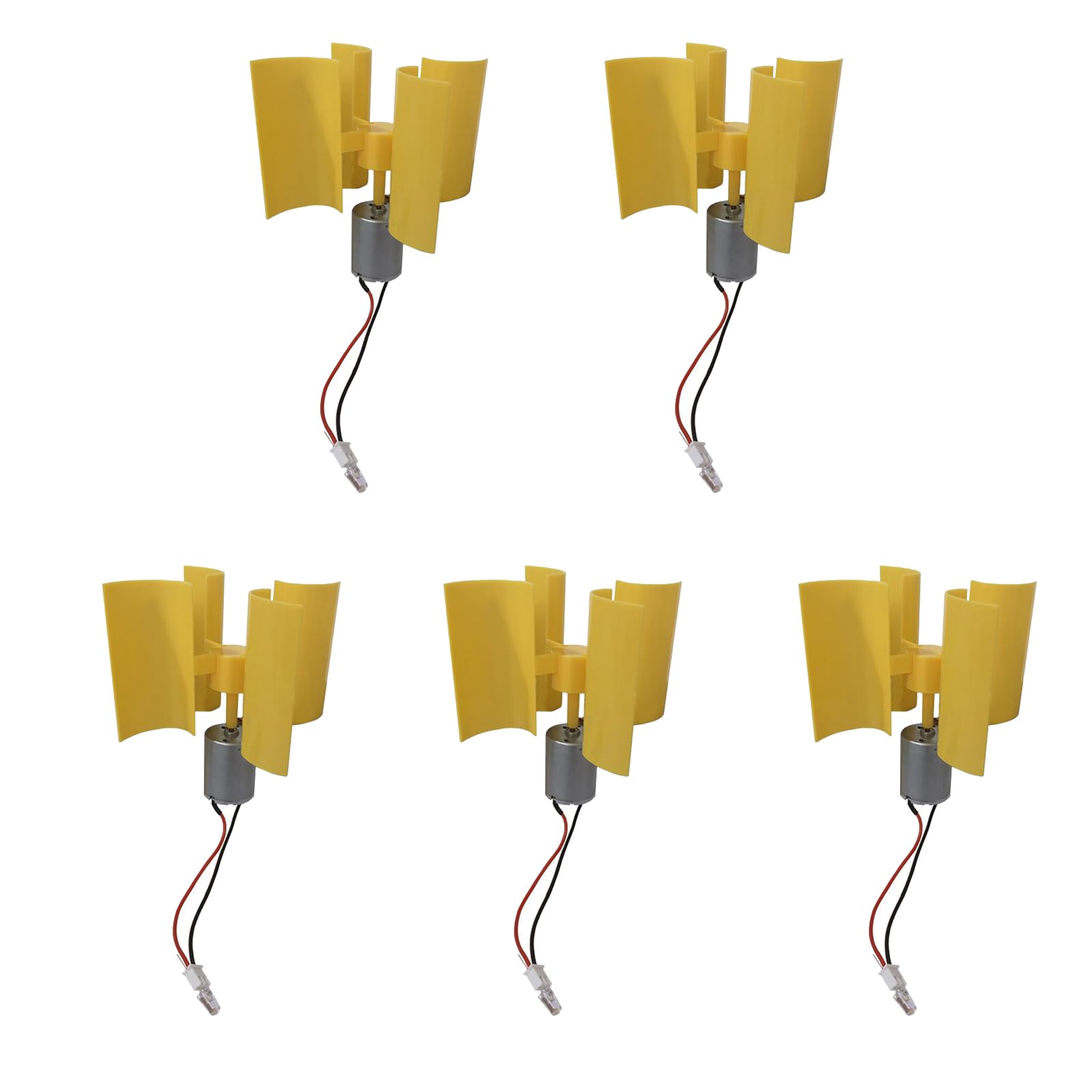 5 Pcs Portable Dc Wind Turbine Generator Small Motor Generator