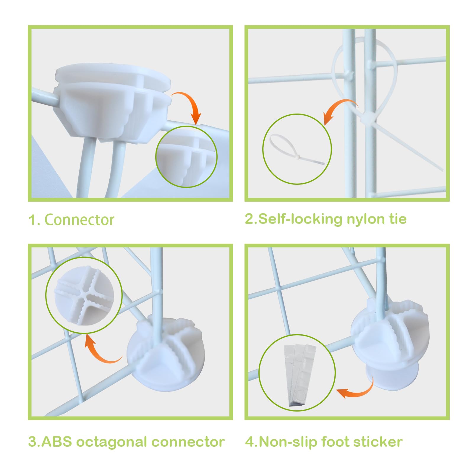 MUYG Xpen for Dogs, Pet Playpen with Door Portable Metal Wire Dog Play ...