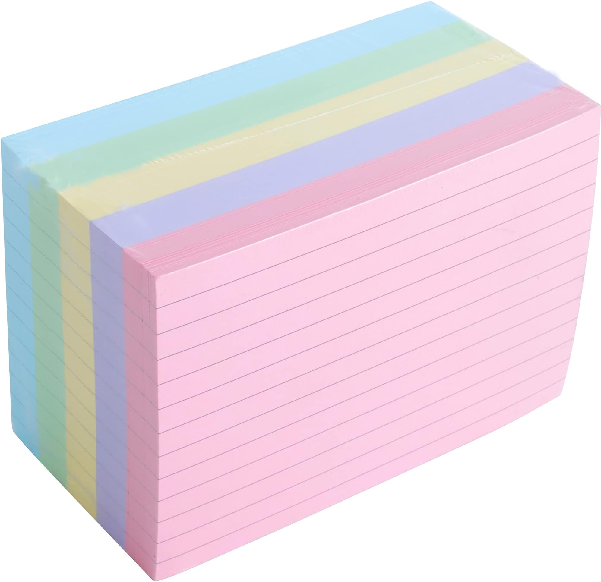 Amazon.com : Oxford Ruled Color Index Cards, 4" x 6", Assorted Colors ...
