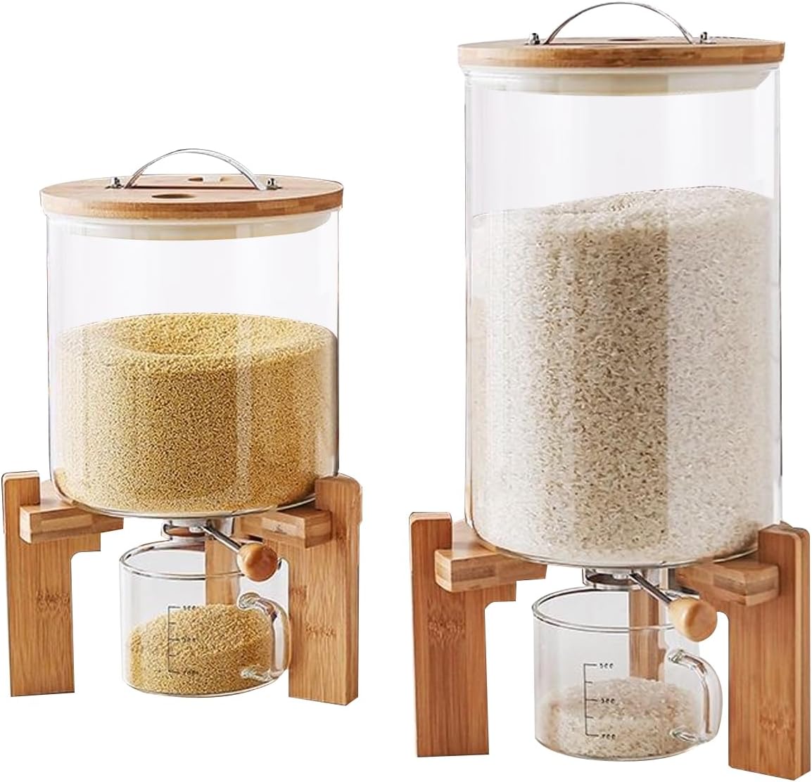 Amazon.com: Flour and Cereal Container, 5L/8L, Rice Dispenser, Creative ...