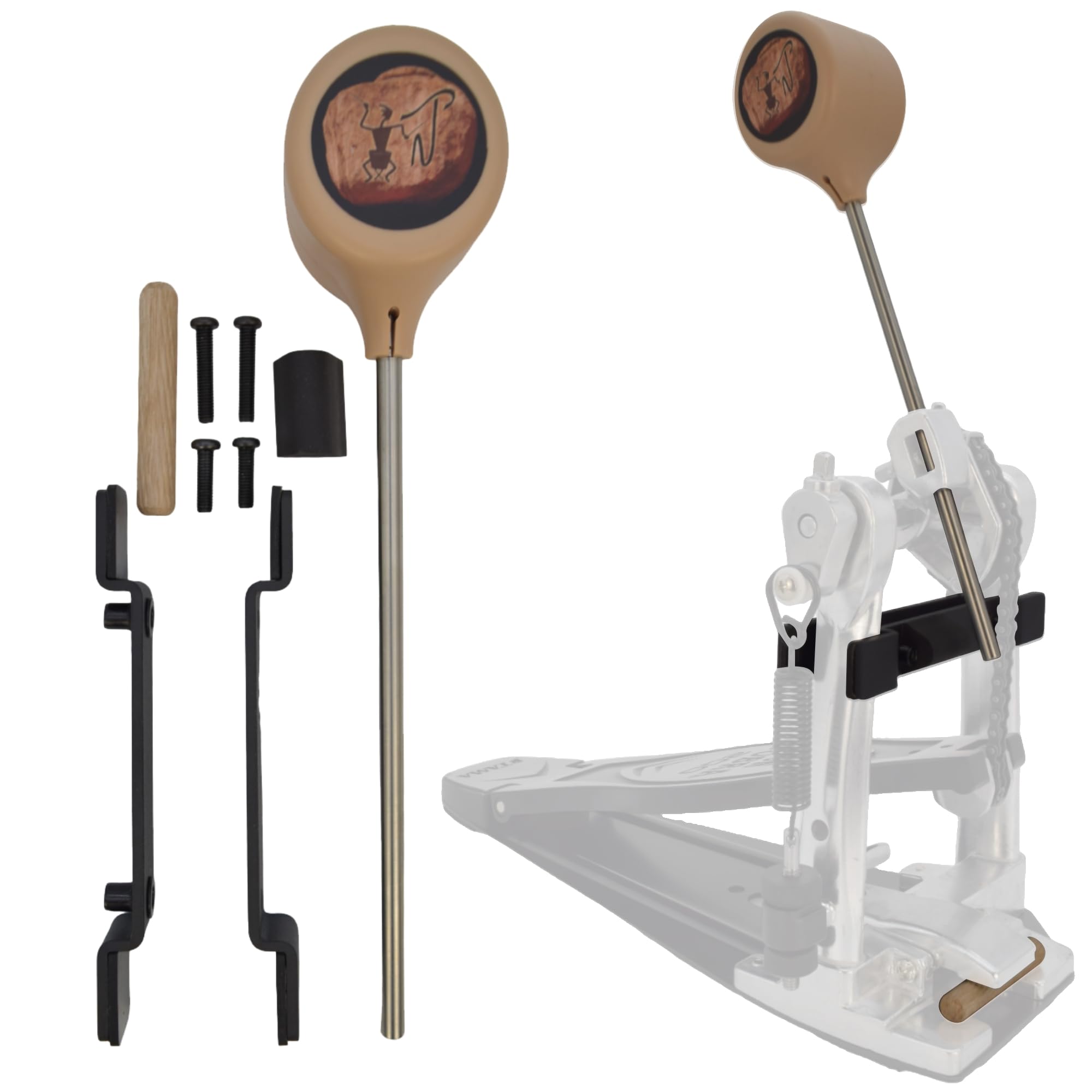 Amazon.com: Native Tongue Percussion, Shaker Conversion Kit for Foot ...