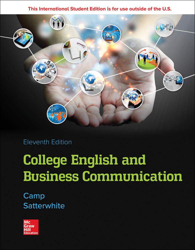 ISE College English and Business Communication: Camp, Sue, Satterwhite ...