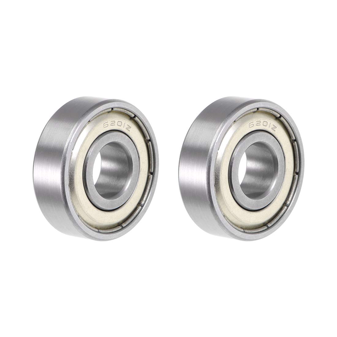 uxcell 6201ZZ Deep Groove Ball Bearing 12x32x10mm Double Shielded ABEC ...