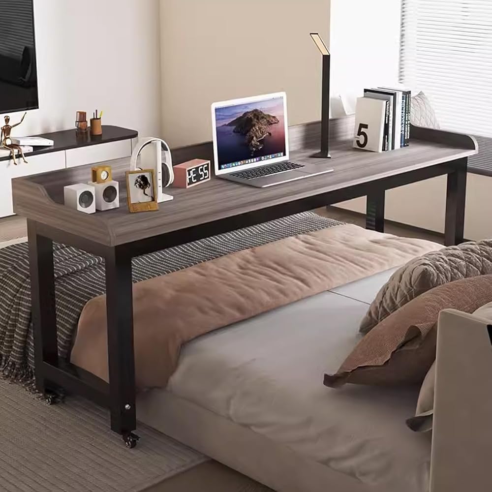 Amazon.com: Overbed Table with Wheels, Over Bed Tables, Rolling Table ...