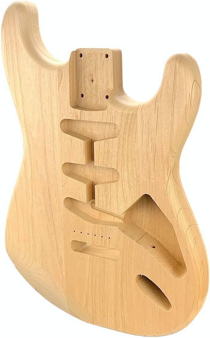 Amazon.com: Hosco Unfinished And Unsanded Stratocaster Body - 50's ...