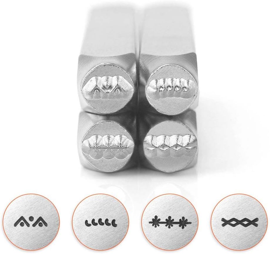 Amazon.com: ImpressArt- Wood Texture Metal Design Stamp, 6mm : Arts ...